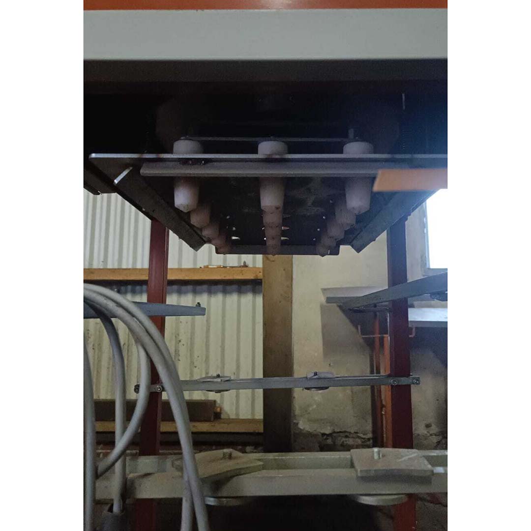 Javo Rotofill Tray füller machine komplett mit Bohrstation und Ablaufb ...